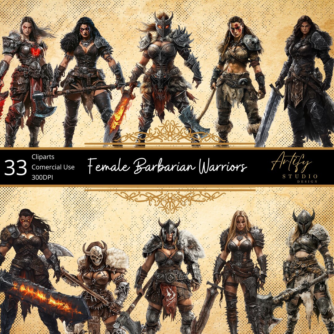 Female Barbarian Warriors – Fierce and Independent Fighters of the ...