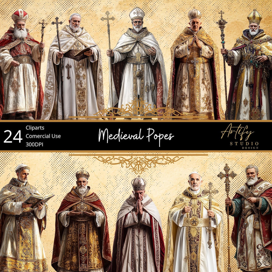 Medieval Popes – Holy Leaders of the Old World , Fantasy Cliparts ...