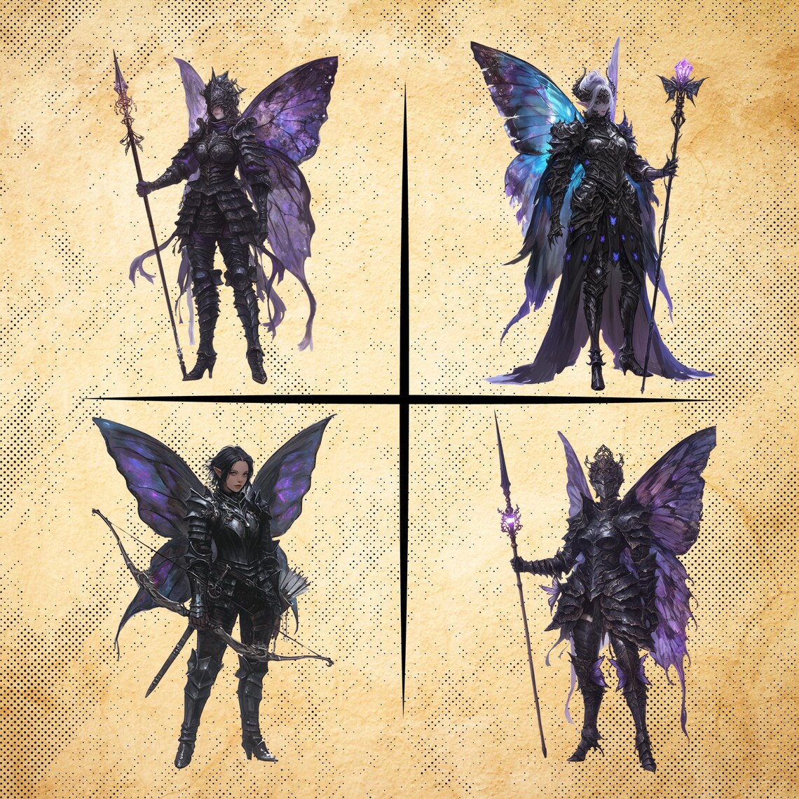 Night Fairy Warriors – 20 Enchanted Defenders of the Moonlit Realms ...