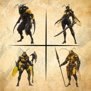Wasp Warriors – 20 Insectoid Fighters for Fantasy and Sci-fi Settings ...