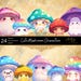 Chibi Slime Characters – 50 Adorable Fantasy Creatures Cliparts ...