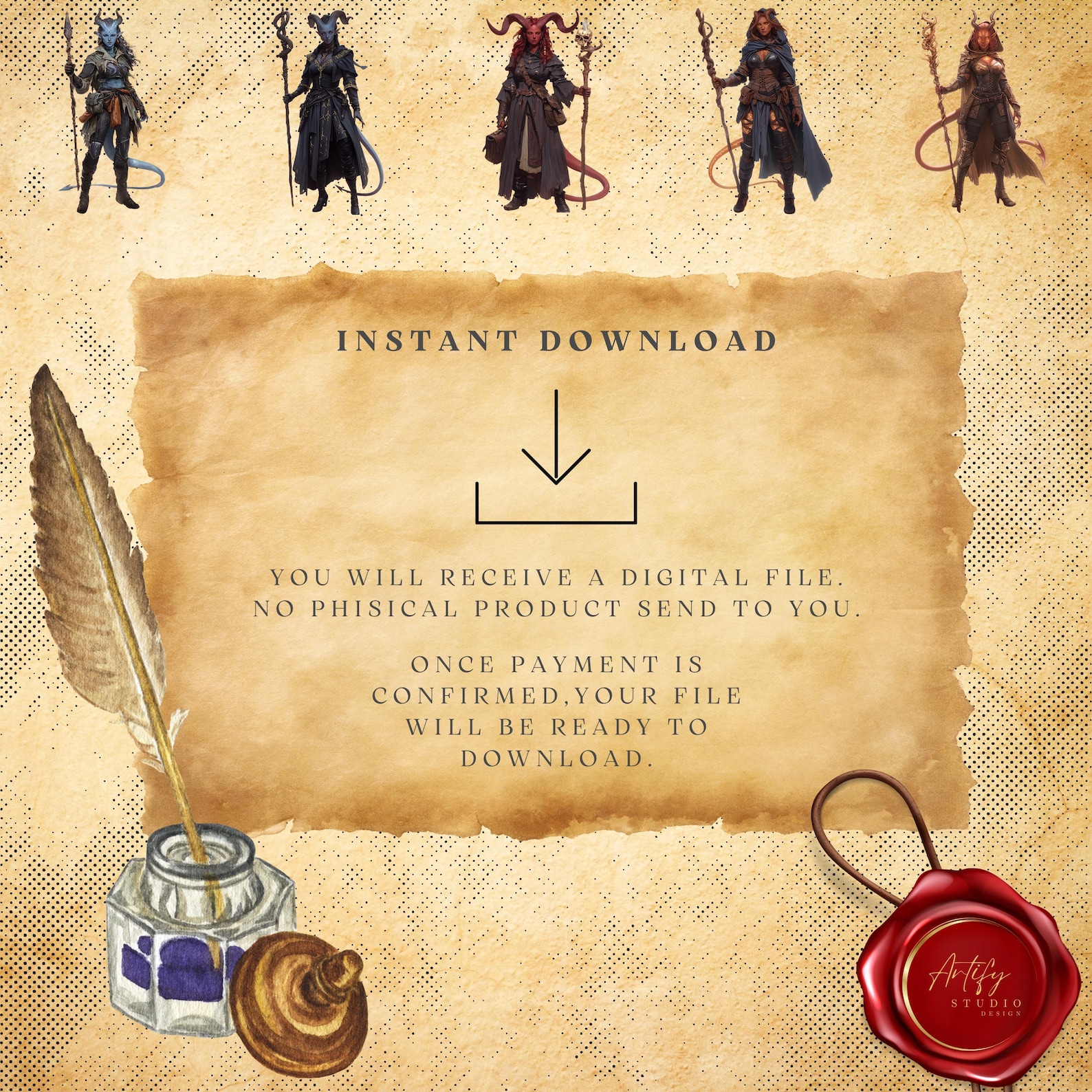 Tiefling Warlocks – Infernal Magic Users of the Dark Arts, Fantasy ...