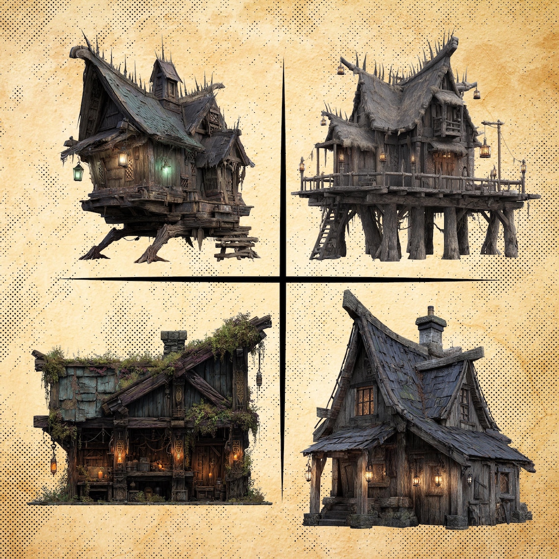 Witch Huts – 24 Enchanted Fantasy Cottages for TTRPG & RPG Worlds ...