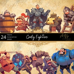 Goofy Fighters – 24 Funny Warrior Characters for RPG and Fantasy Art ...