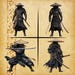 Exiled Ronins – 20 Wandering Warrior Cliparts , Transparent Background ...