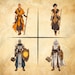 Human Class Bundle – 26 Cartoon-style Fantasy Character Cliparts (DND ...