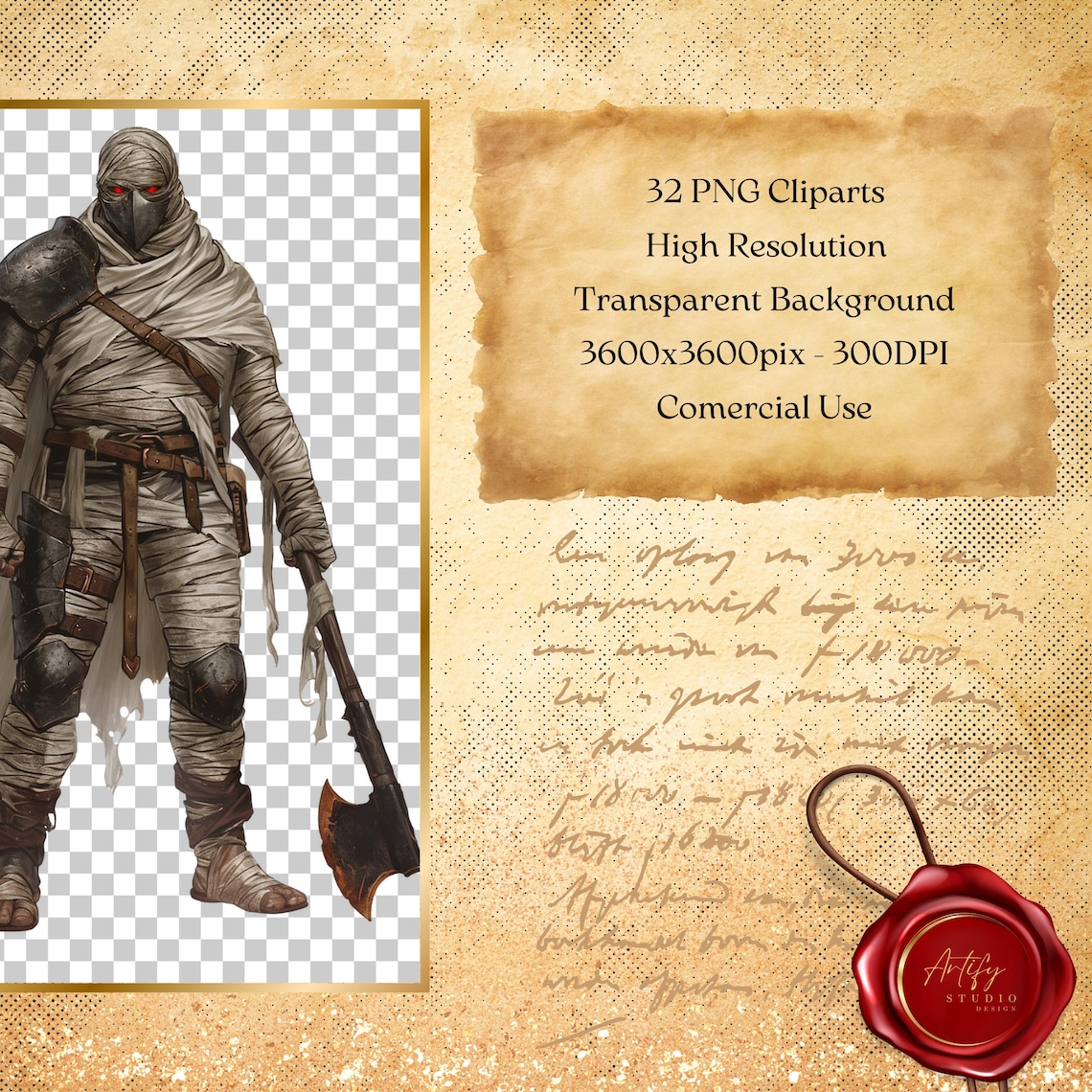 Mummy Warriors – 32 Undead Guardians From Ancient Tombs , Fantasy TTRPG ...