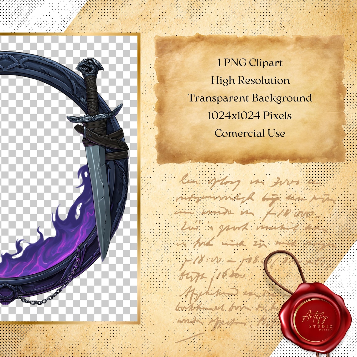 Shadow Assassin Token Frame – Digital Border for Dnd or Anything Game ...