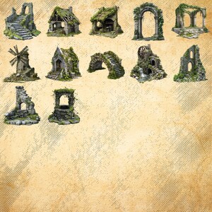 Mossy Medieval Ruins – Forgotten Relics of a Bygone Era , Fantasy ...