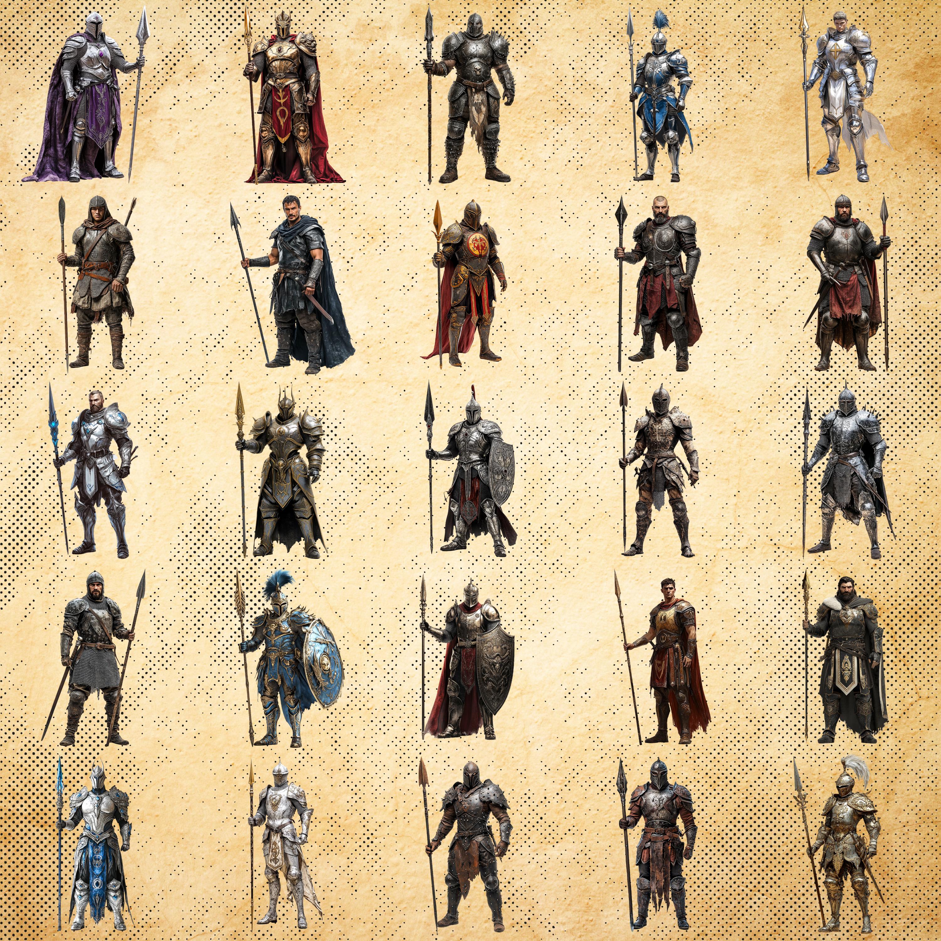 Fantasy City Guards – Noble Defenders of the Kingdom , Fantasy Cliparts ...