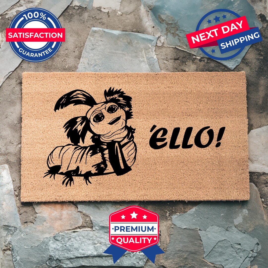 Ello Worm Door Mat, Funny Doormat, Front Porch Decor, Outdoor Decor ...