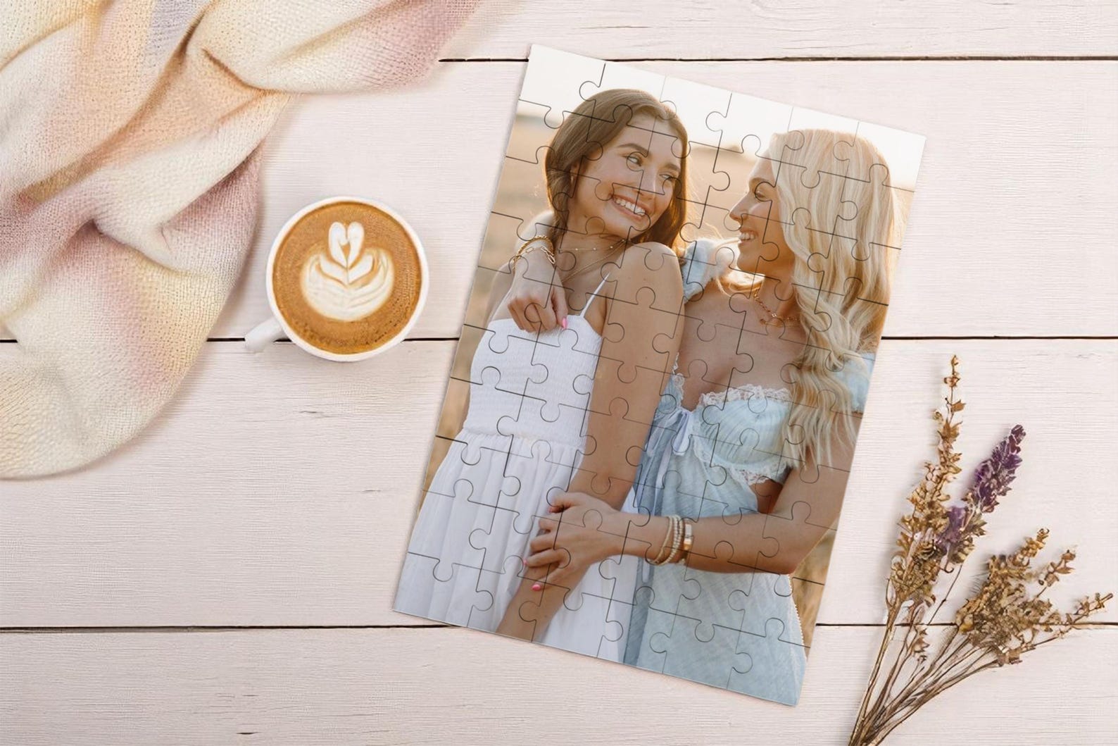Personalized Puzzle Photo, Puzzle From Photo, Gift for Couple, Couple ...