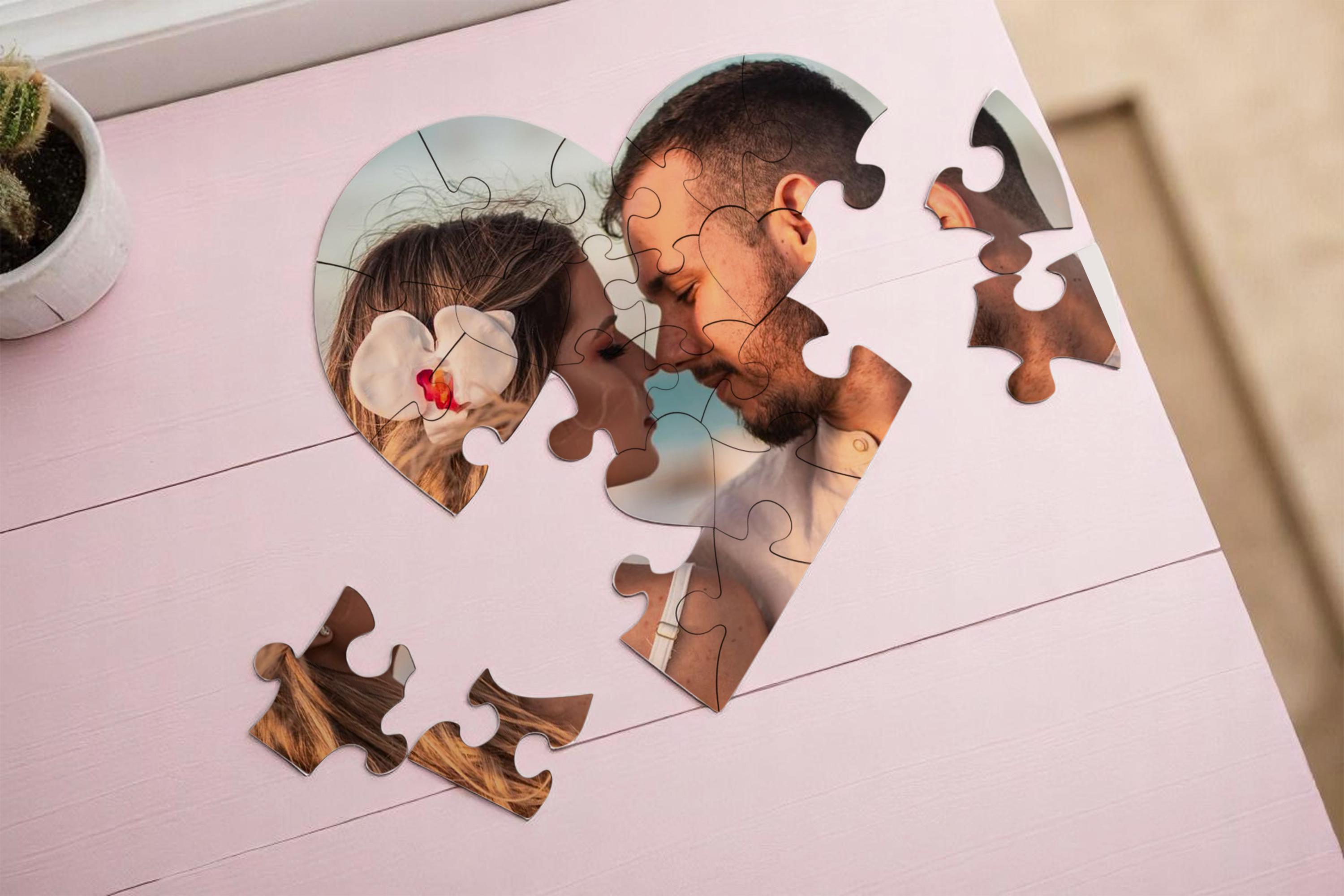 Personalized Puzzle Photo, Puzzle From Photo, Gift for Couple, Couple ...