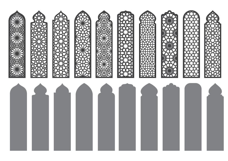Arabic Bookmark SVG, Islamic Bookmark Bundle, Laser Cut Ramadan Kareem ...