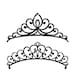 Princess Tiara SVG Bundle, 20 Crown Clipart Cut Files for Cricut ...
