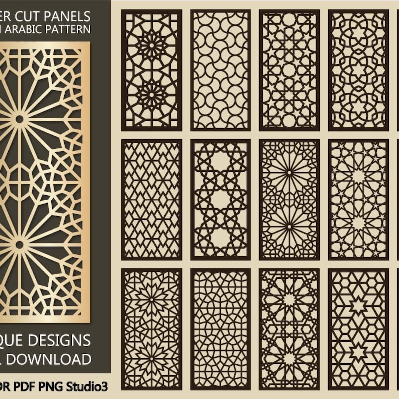 Wood Panels Islamic - Etsy