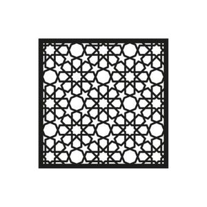 Arabic Panels Set, 30 Square Islamic Geometric Patterns, Arabic and ...