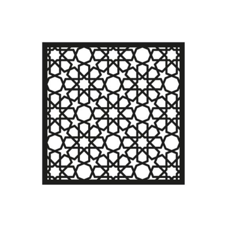 Arabic Panels Set, 30 Square Islamic Geometric Patterns, Arabic and ...