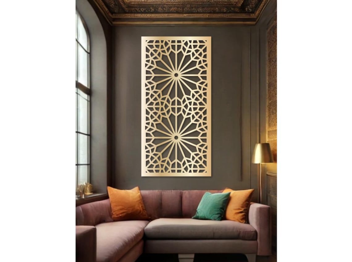 15 Arabic Laser Cut Panels SVG| Islamic Geometric Patterns for Wall ...