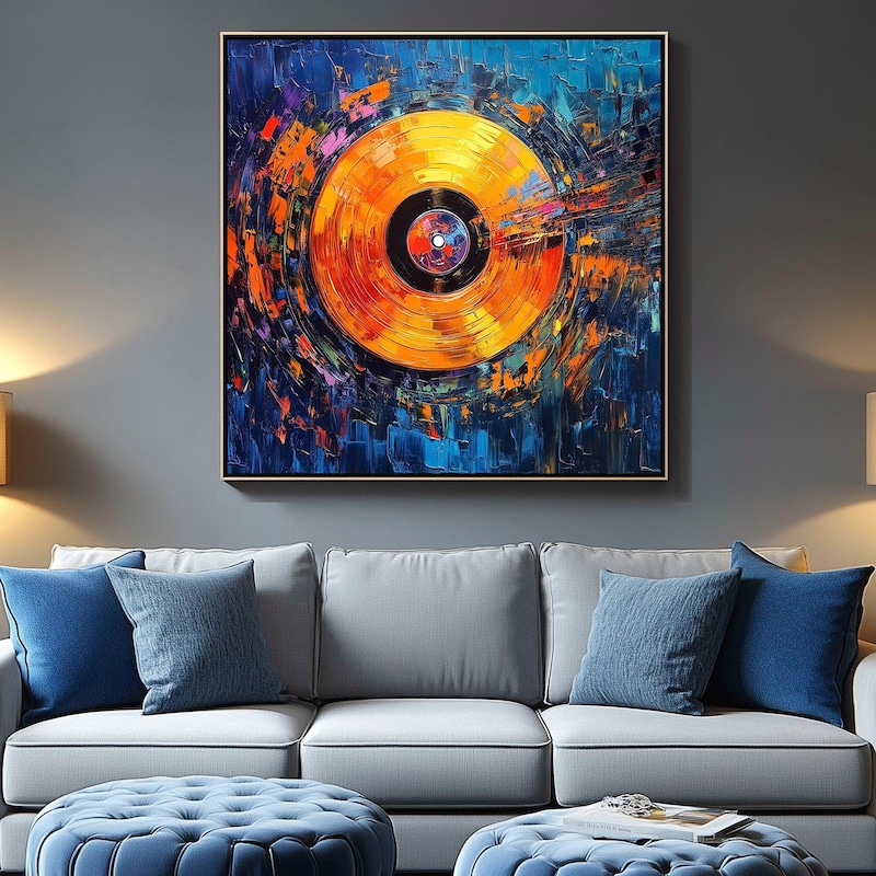 Record Paintings - Etsy