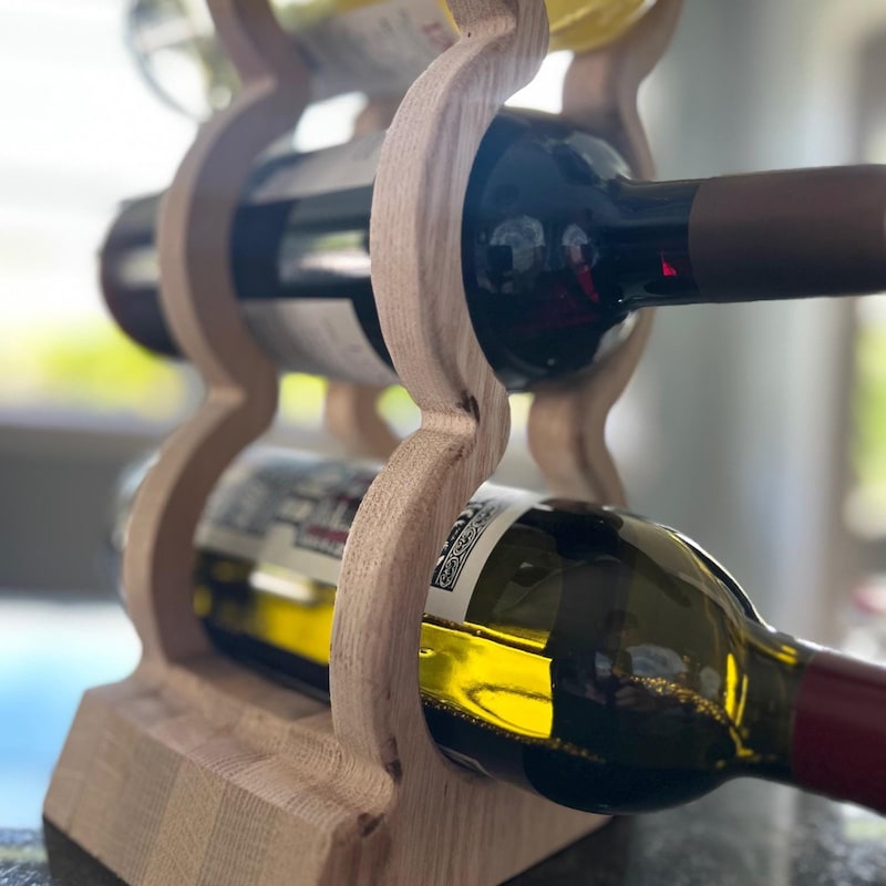 Rustic Wine Rack - Etsy