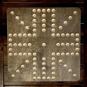 Real Wood WAHOO BOARD / Marble Game Board / Rustic Board Game / Family ...