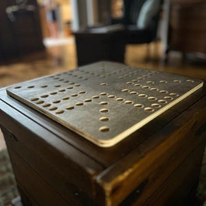 Real Wood WAHOO BOARD / Marble Game Board / Rustic Board Game / Family ...