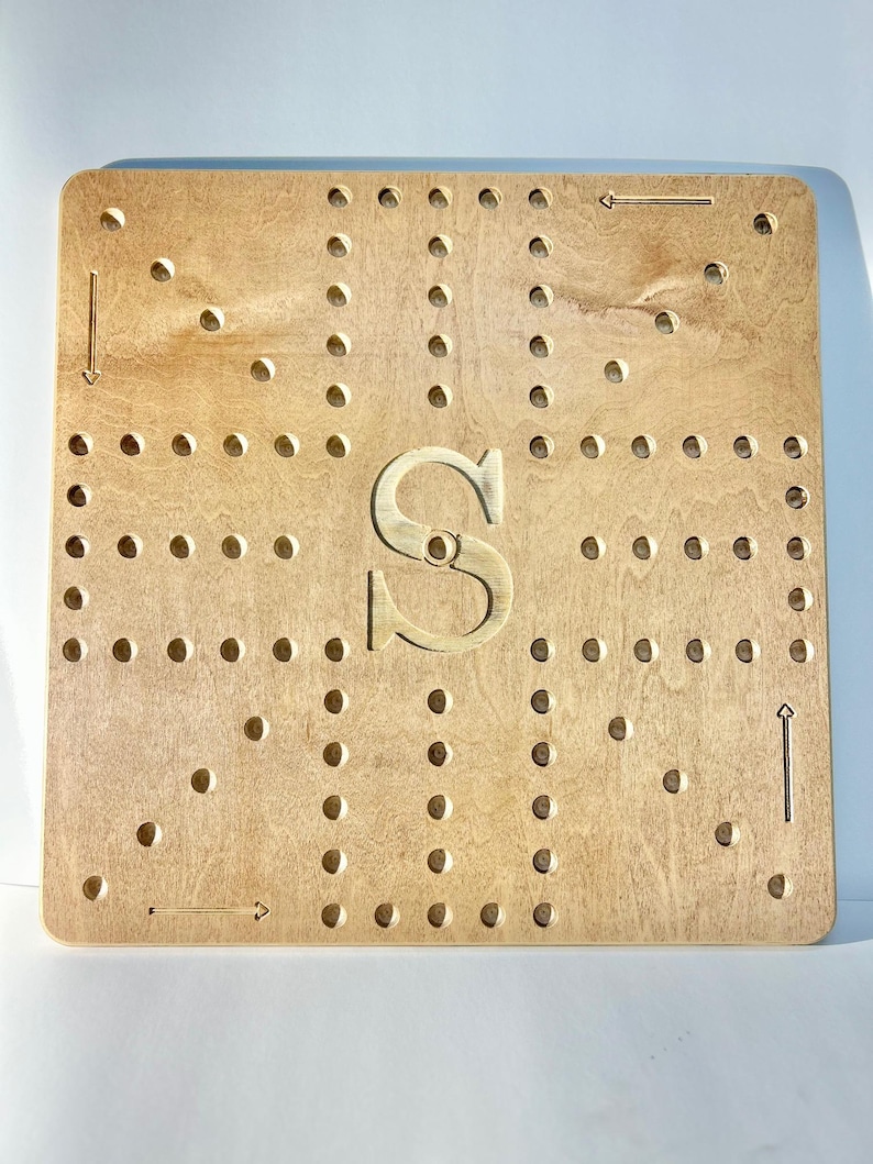 Real Wood WAHOO BOARD / Marble Game Board / Rustic Board Game / Family ...