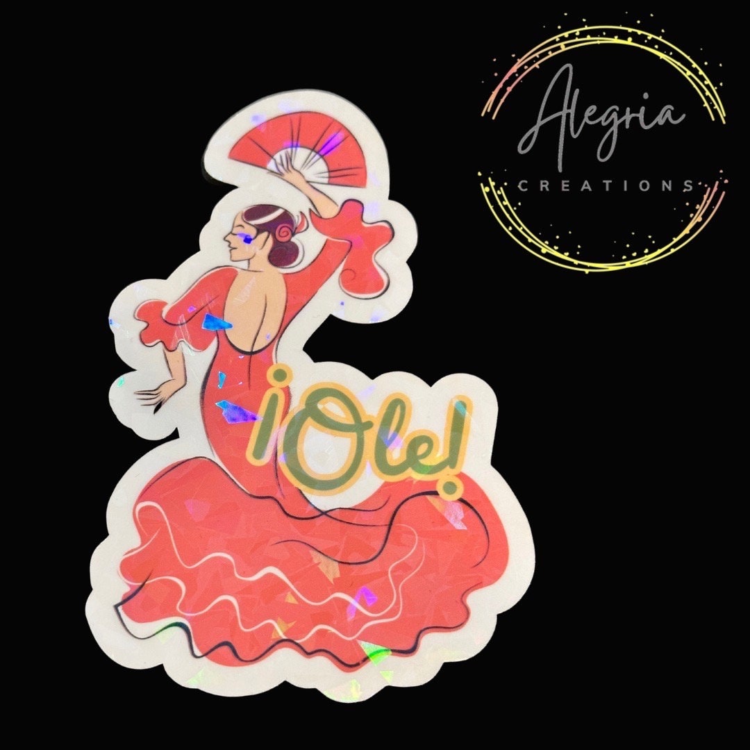 Ole Flamenco Sticker small - Etsy