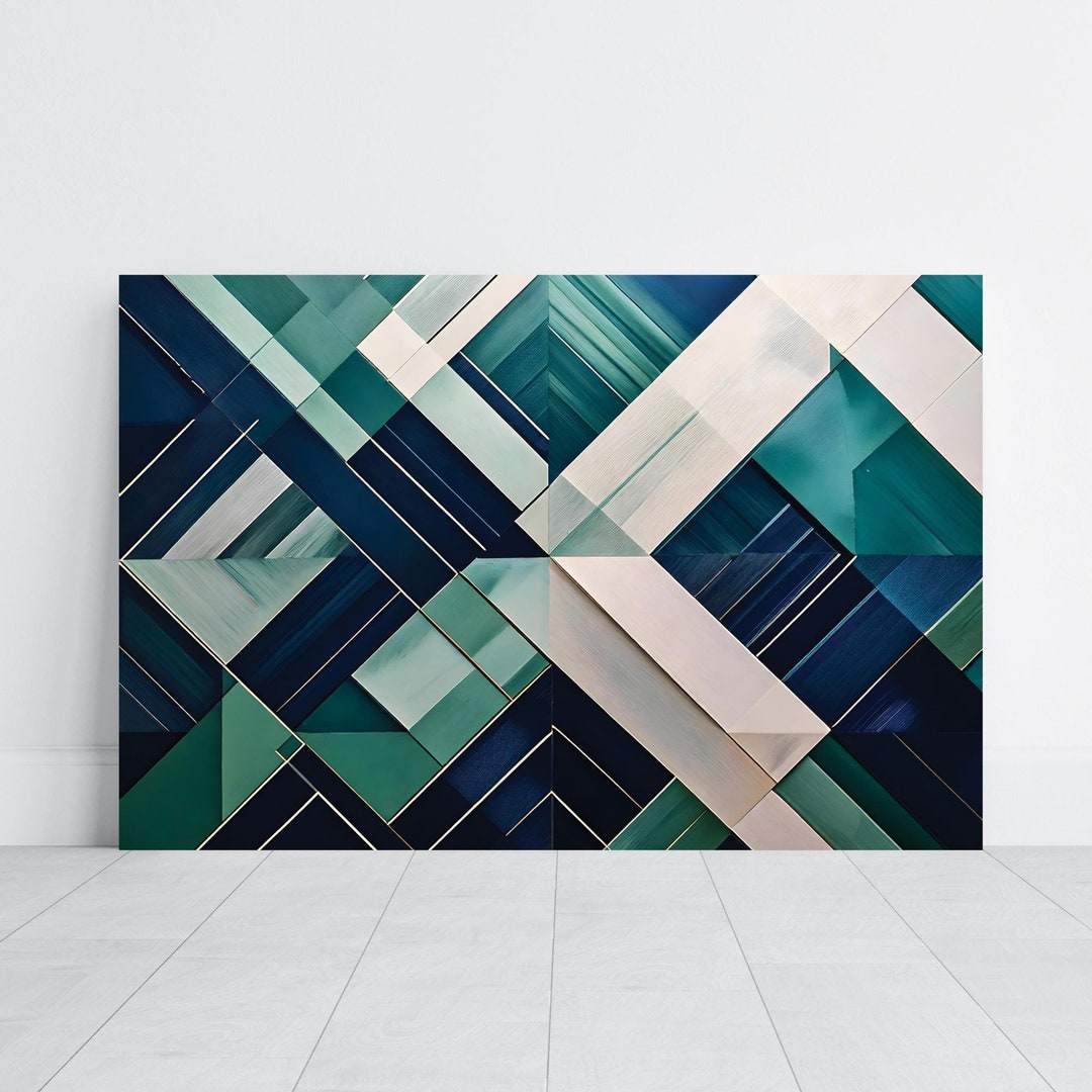 Geometric Wall Decor Modern Wall Art Luxury Wall Art Abstract Wall Art ...