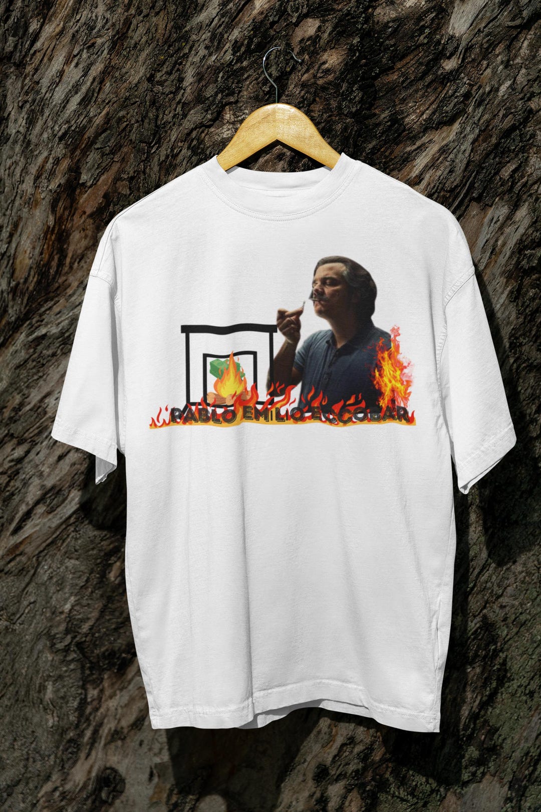 Pablo Escobar Smiling Mugshot T-shirt King of Cocaine Colombian Drug ...