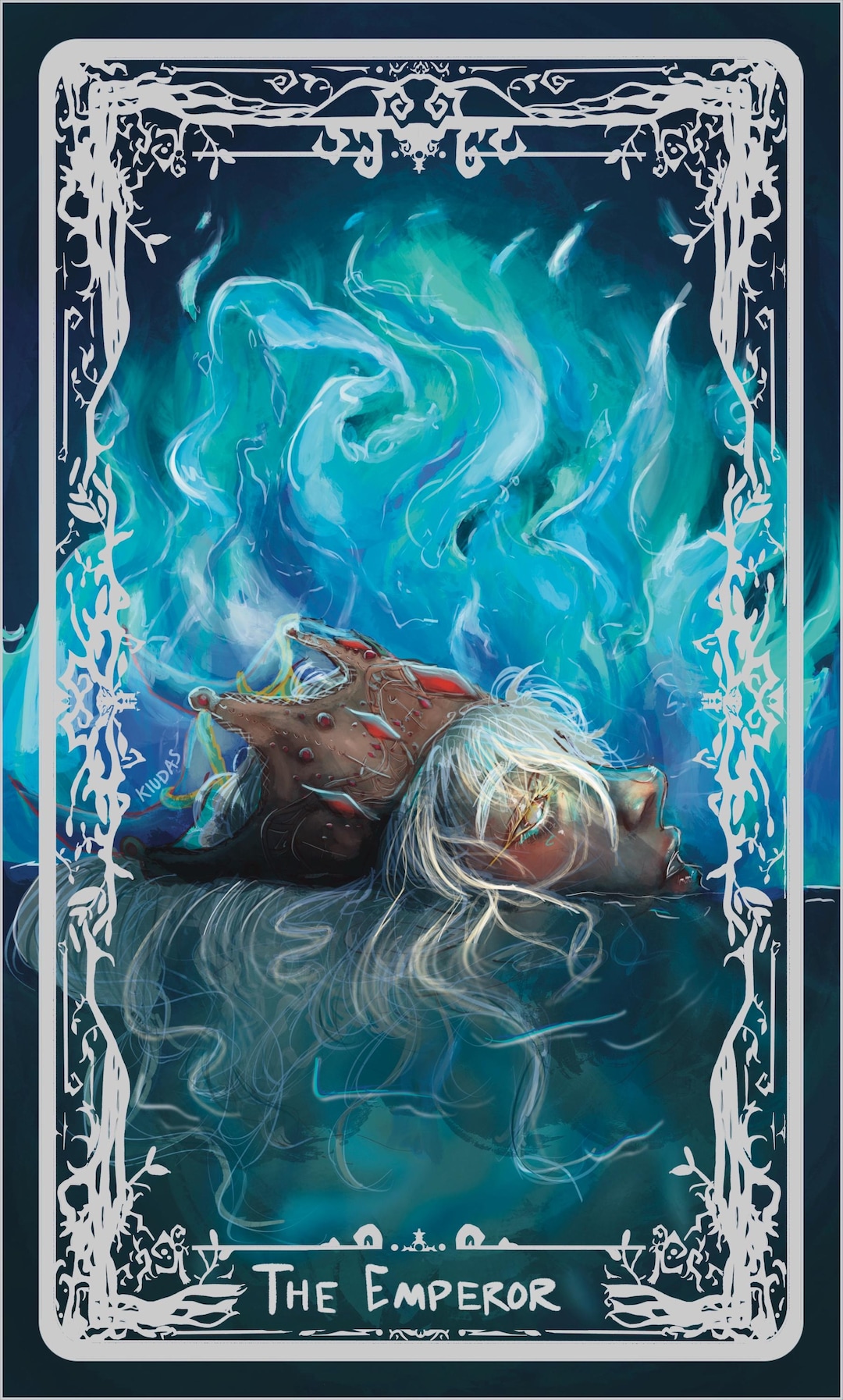 THE EMPEROR - Tarot Card Art Print - Etsy