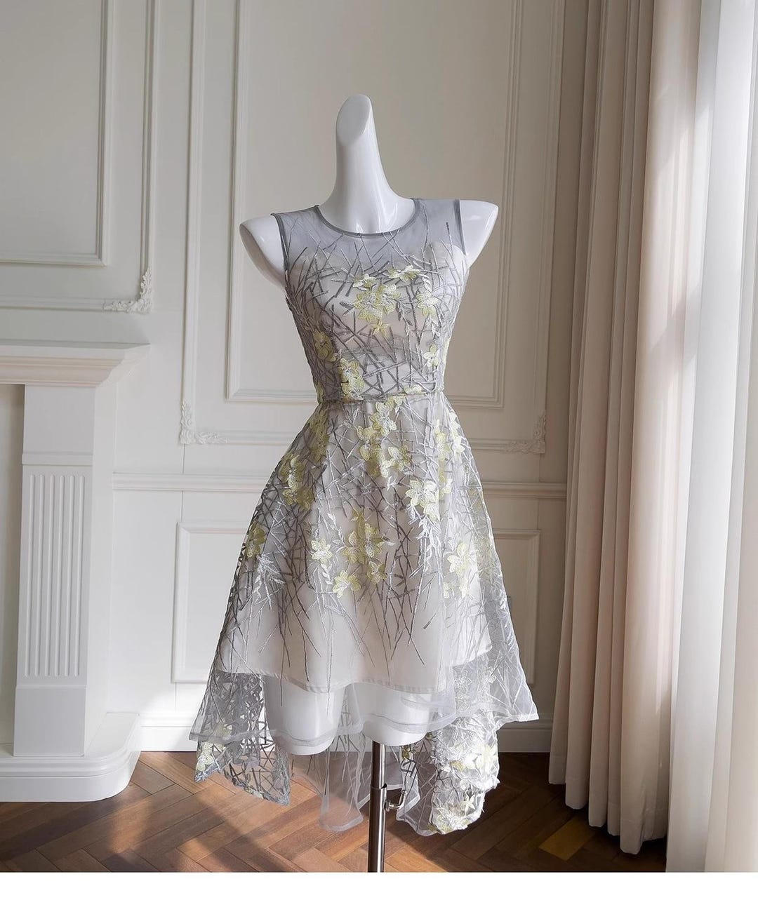 Short Front Long Back Prom Dress, Short Party Dress, Homecoming Dress ...