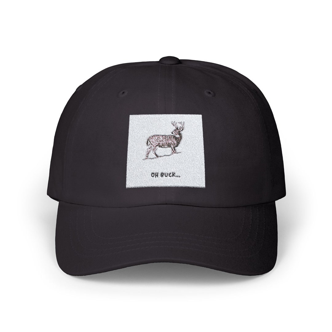 Funny Deer Hunting Cap, Outdoorsman Baseball Hat, Hiking Embroidered ...