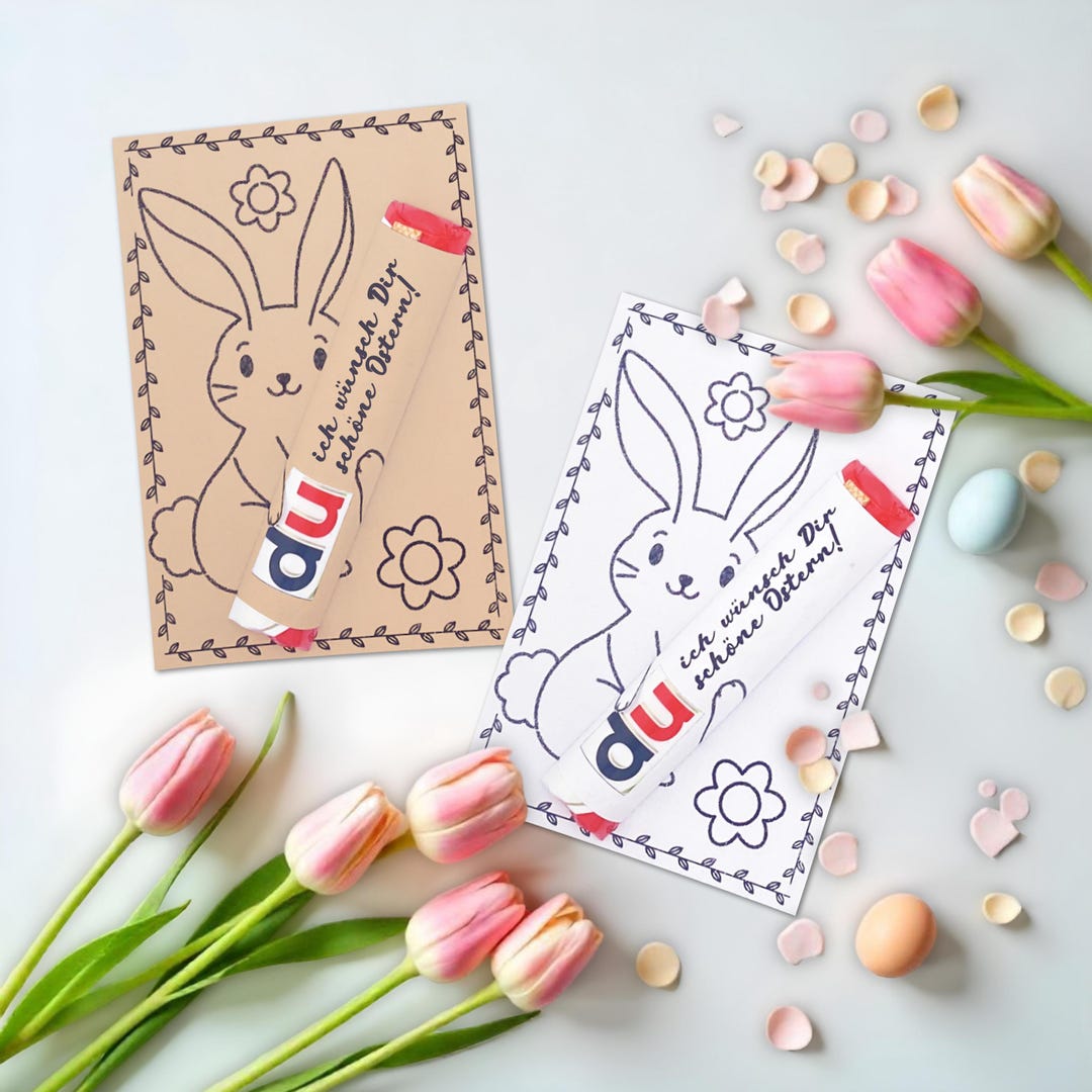 Duplo Banderole Print Template Easter Gift Guest Gift Decoration Table ...