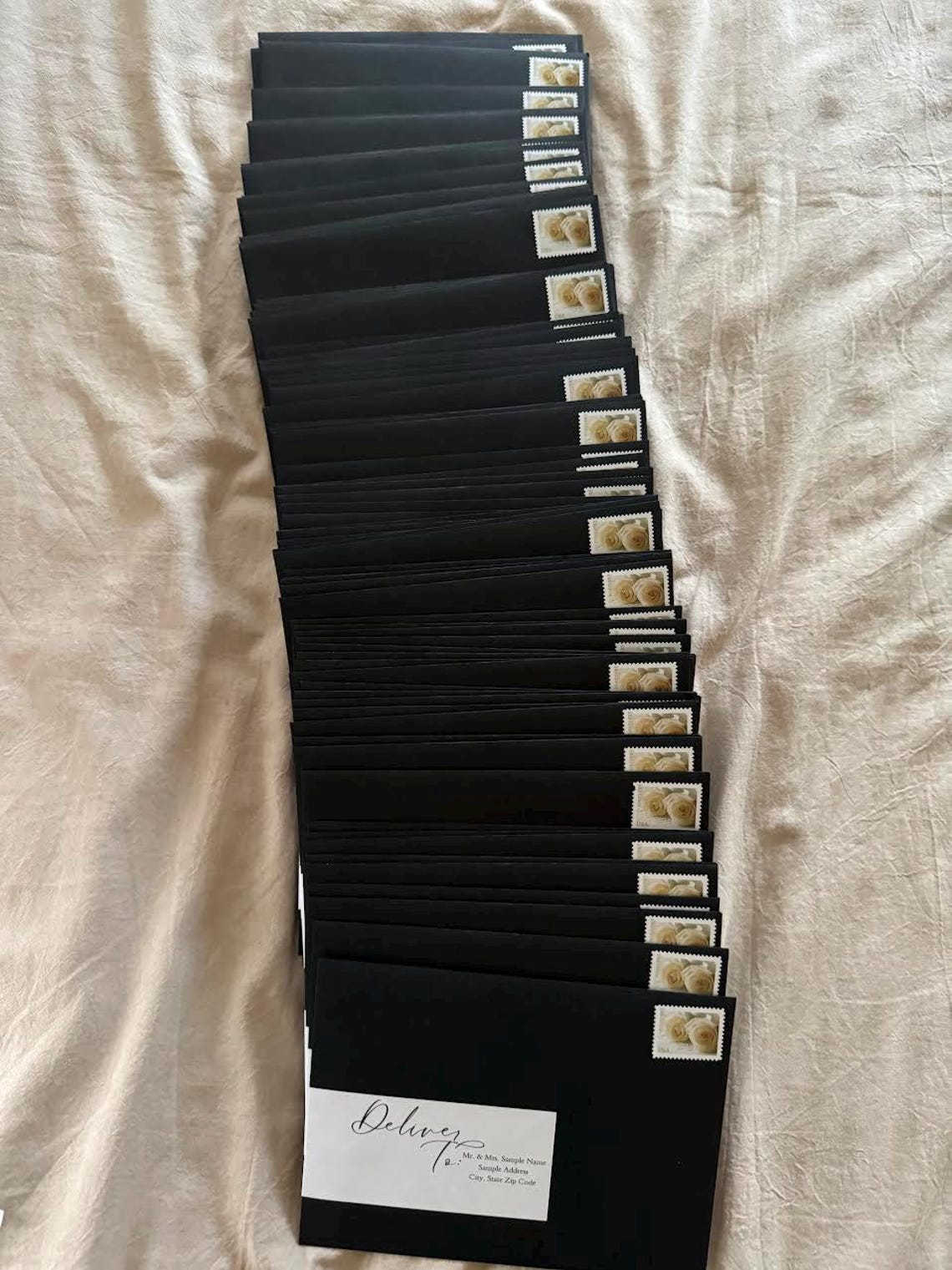 Printable Wrap-around Address Label Template | 2x8 Envelope Sticker for ...