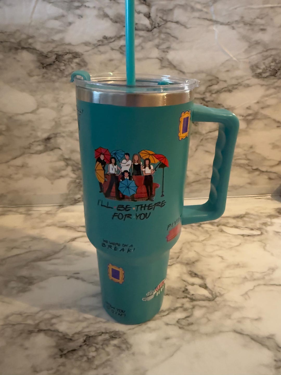 40oz Stainless Steal Friends Cup - Etsy