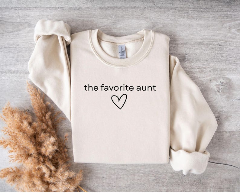 Future Aunt Sweatshirt, Auntie Sweater, Gildan 18000 Crewneck, Funny ...