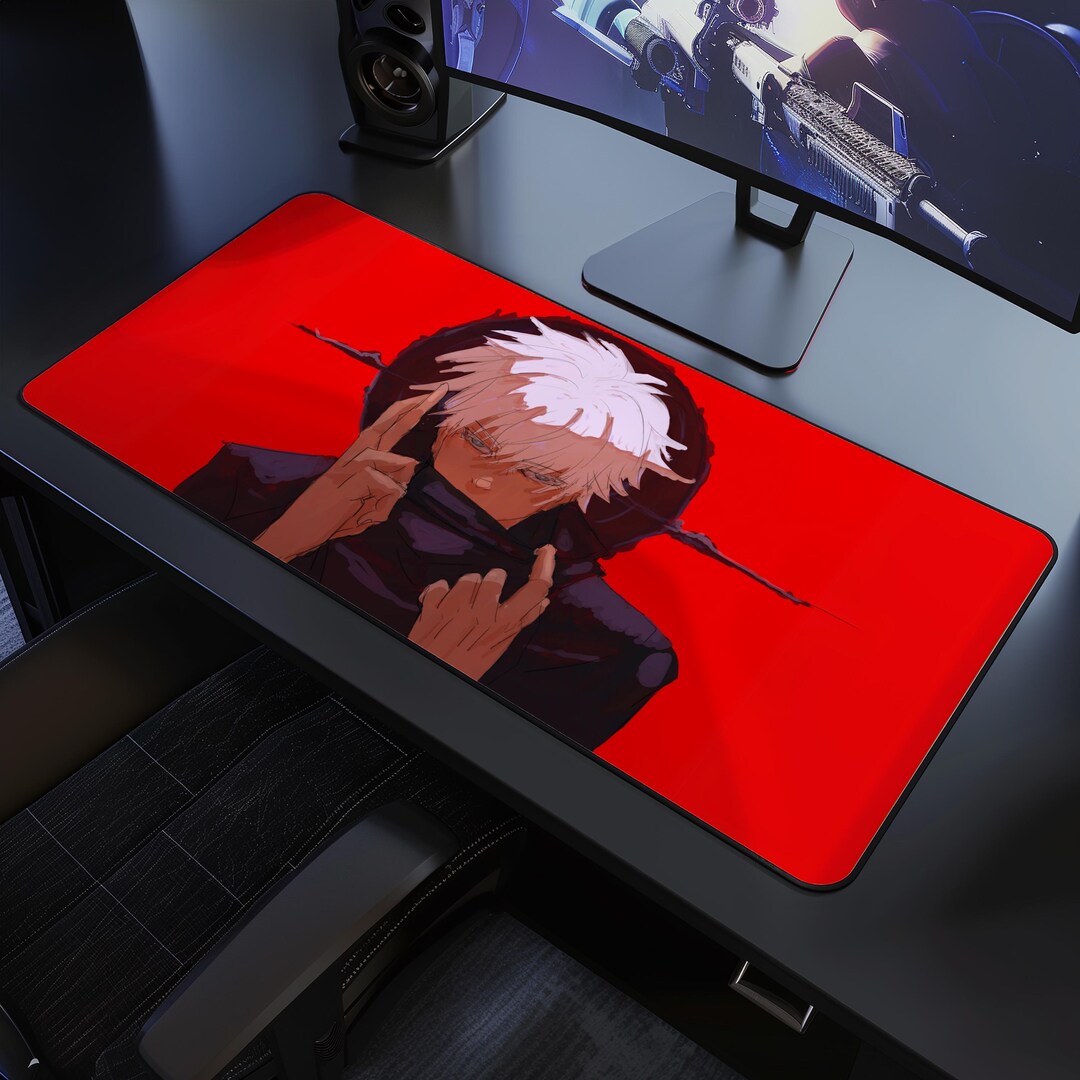 JJK Desk Mat, Gojo Satoru Gaming Desk Mat XL, Mouse Pad, Large Desk Pad ...