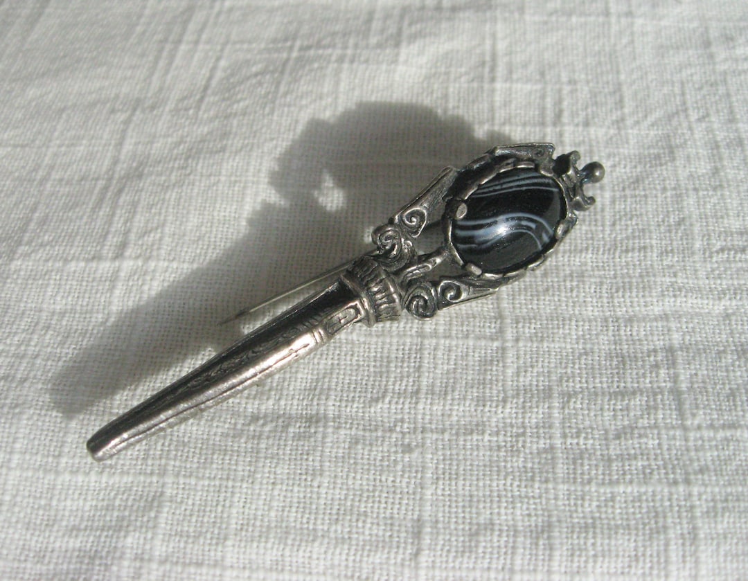 Black and Silver Scepter Pin / King Charles / Royal Scepter / - Etsy