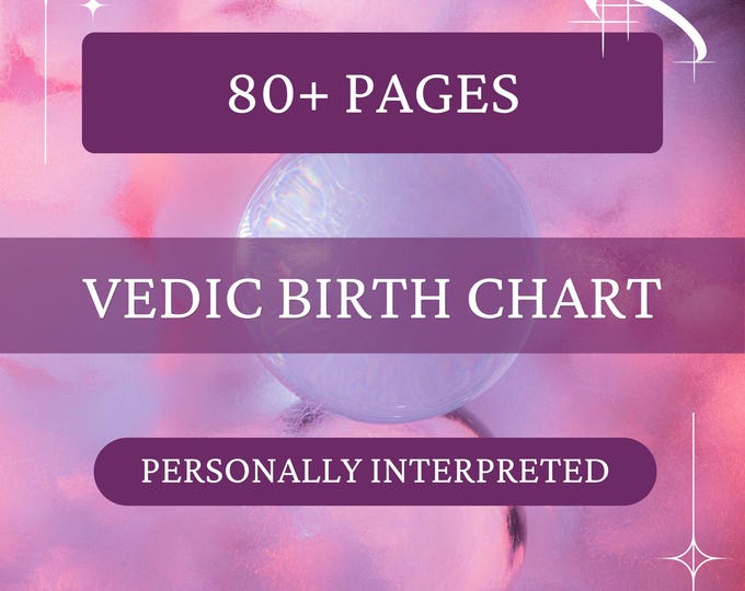 Vedic Astrology Horoscope Reading Practice Chart. Professional Print - Etsy