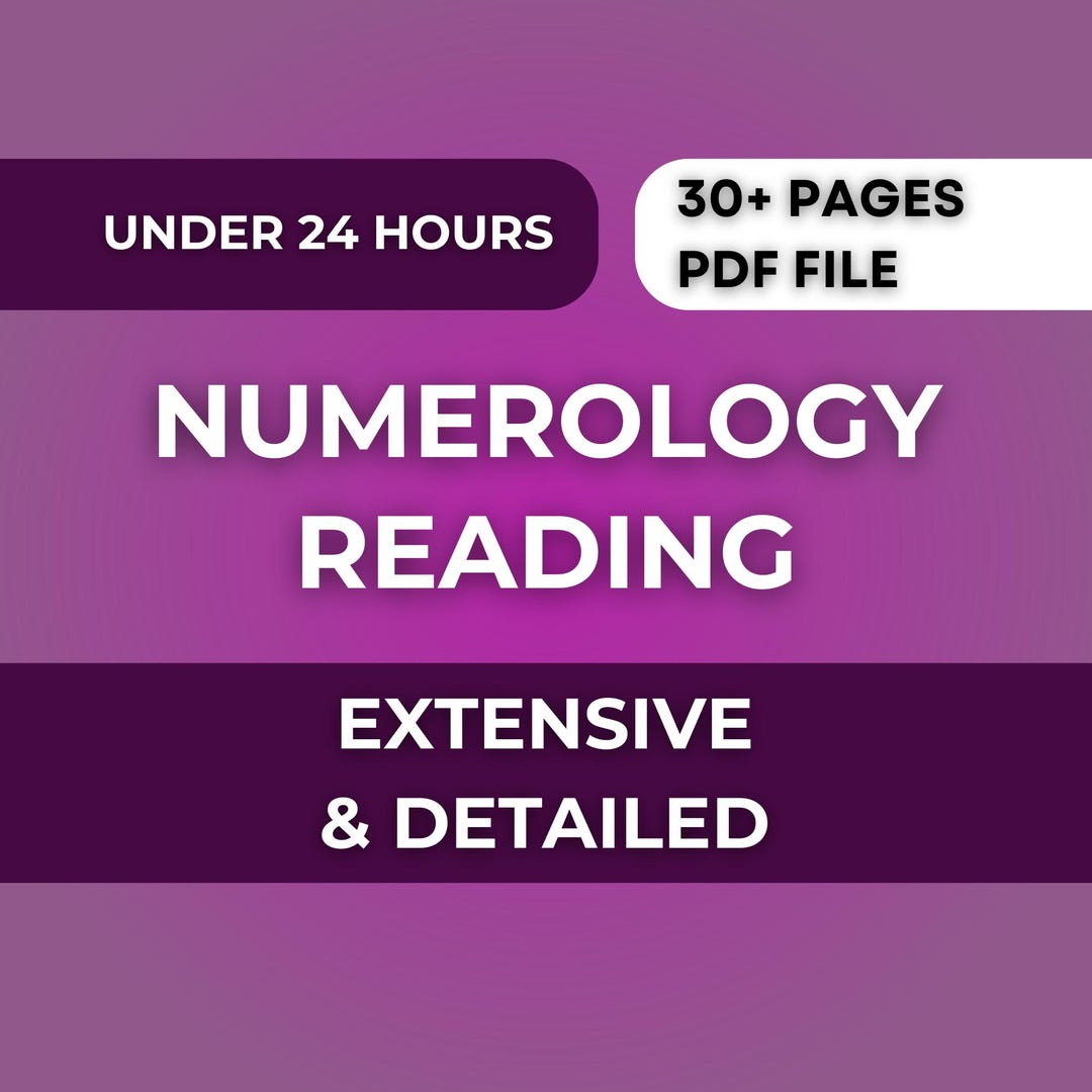 Numerology Chart Reading: Personal Numerology Report Analysis, Life ...