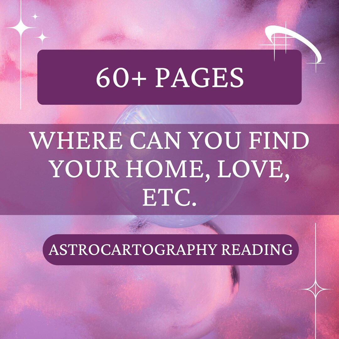 Astrocartography Map, Birth Chart Meaning, Love Forecast, Horoscope ...