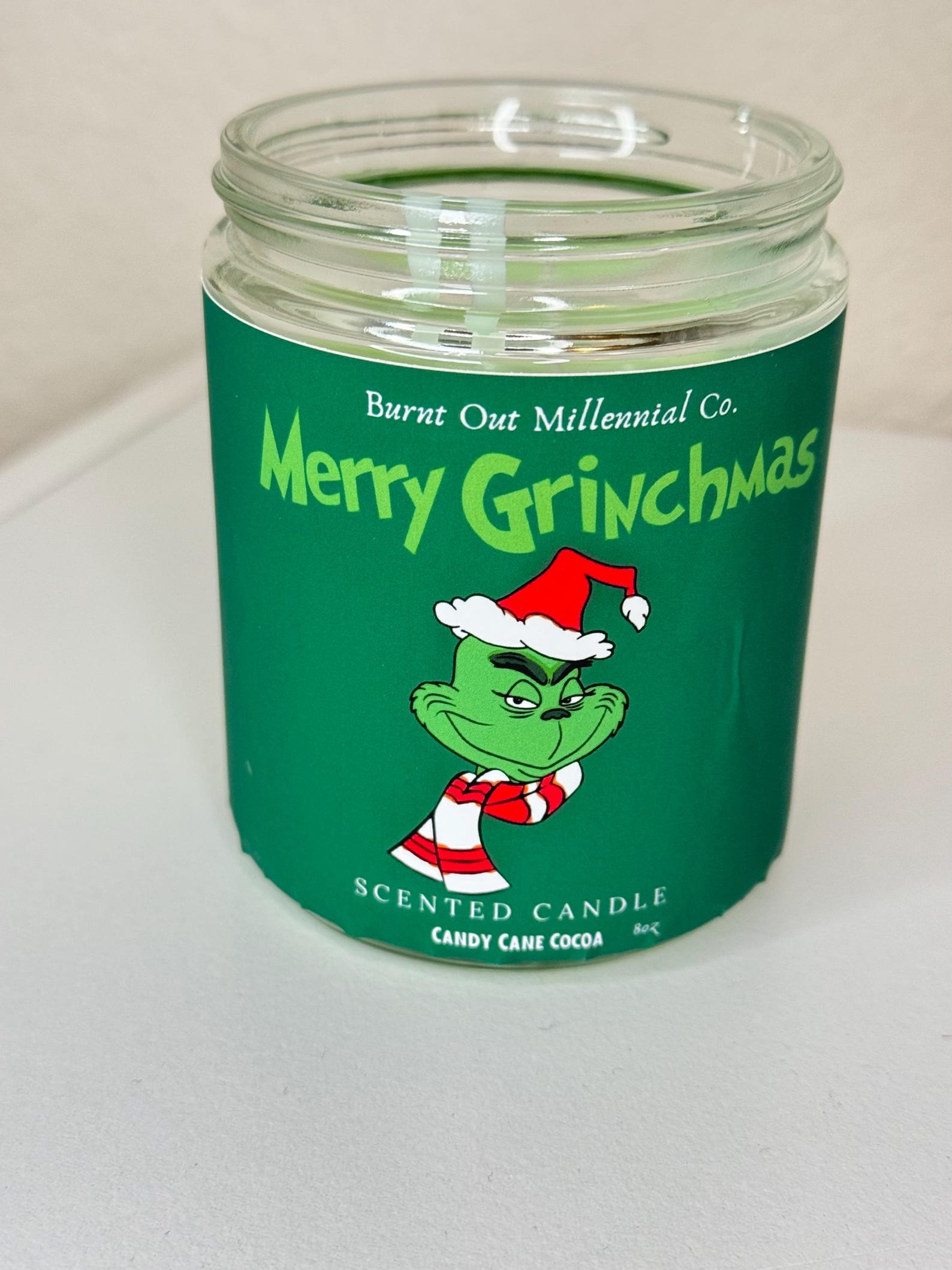 Grinch Inspired Candle - Etsy