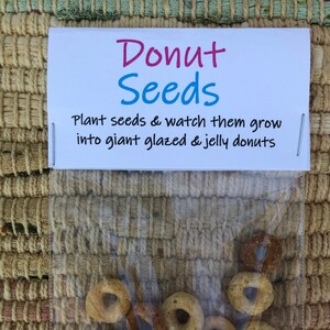 Donut Seeds Gag Gift - Etsy