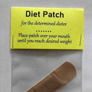 Diet Patch Gag Gift - Etsy