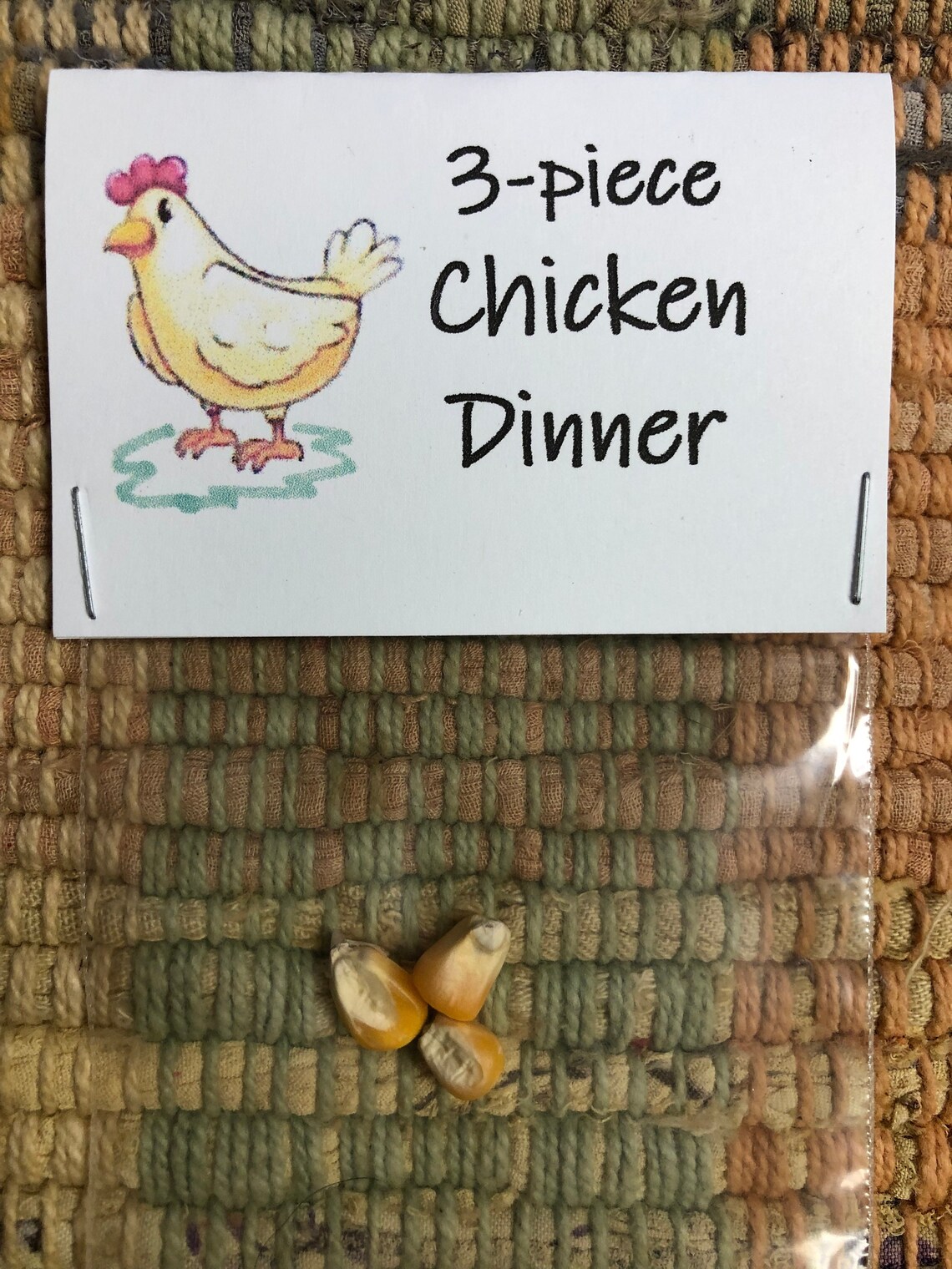 3-piece Chicken Dinner Gag Gift - Etsy