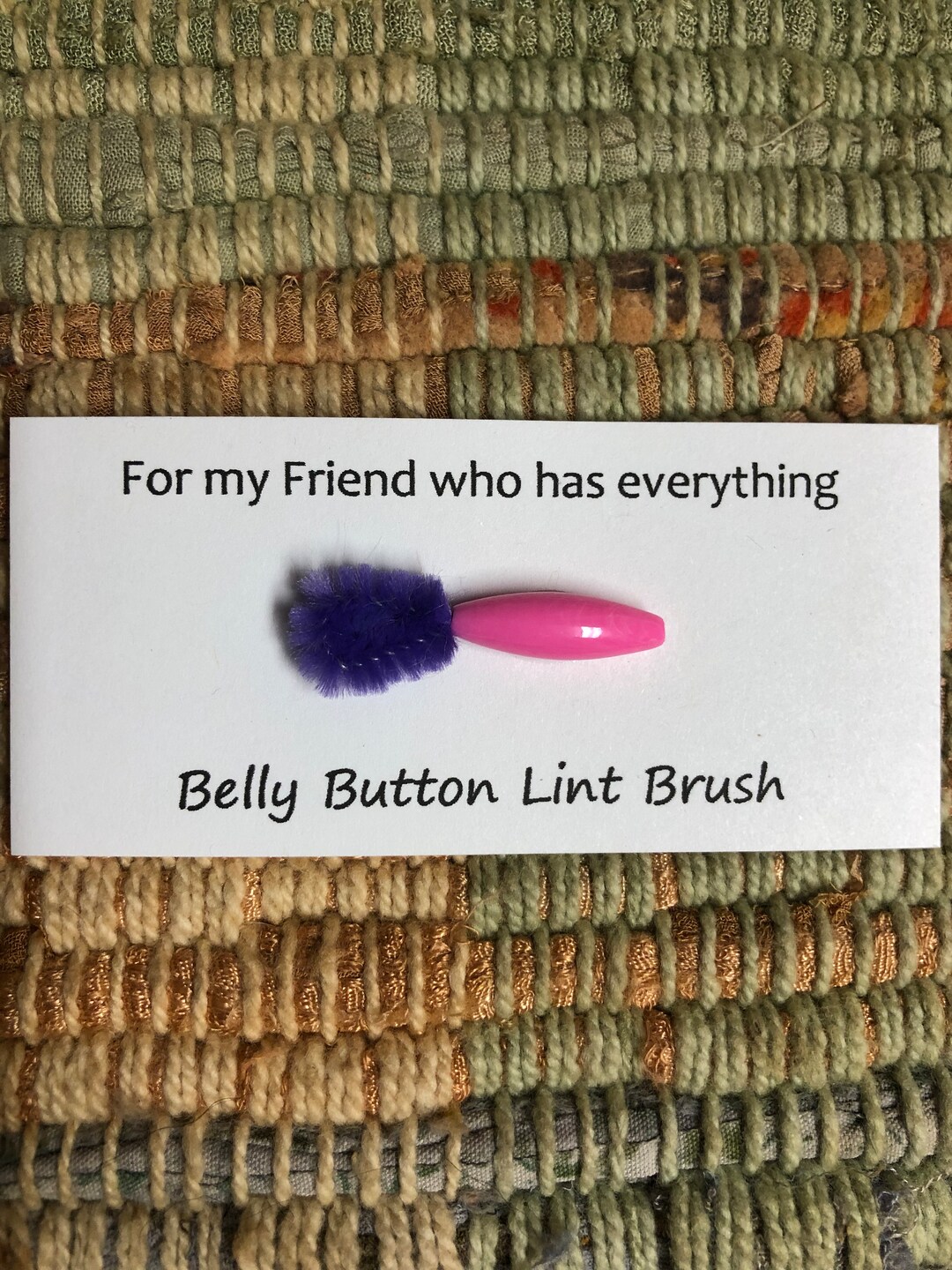 Belly Button Lint Brush - for My Friend Who Has Everything - Etsy