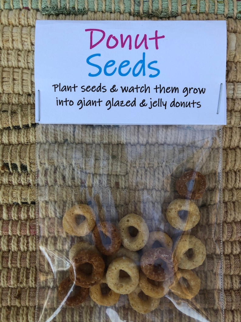 Donut Seeds Gag Gift - Etsy
