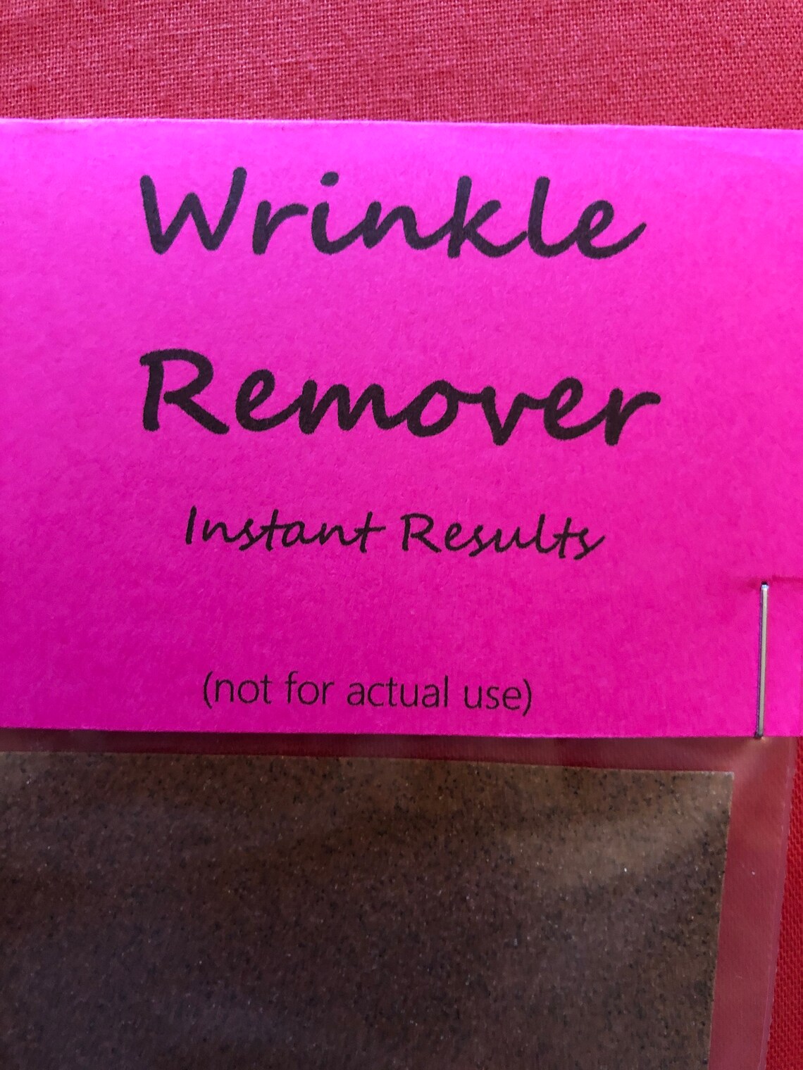 Out of Stock Wrinkle Remover Gag Gift - Etsy